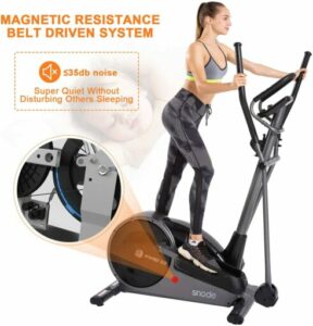 SNODE E25 Elliptical Trainer | With 32 Levels of Magnetic Resistance